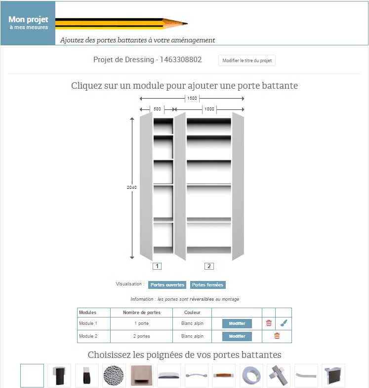 Un placard sur mesure pour la chambre de Gauthier* - Turbulences Déco