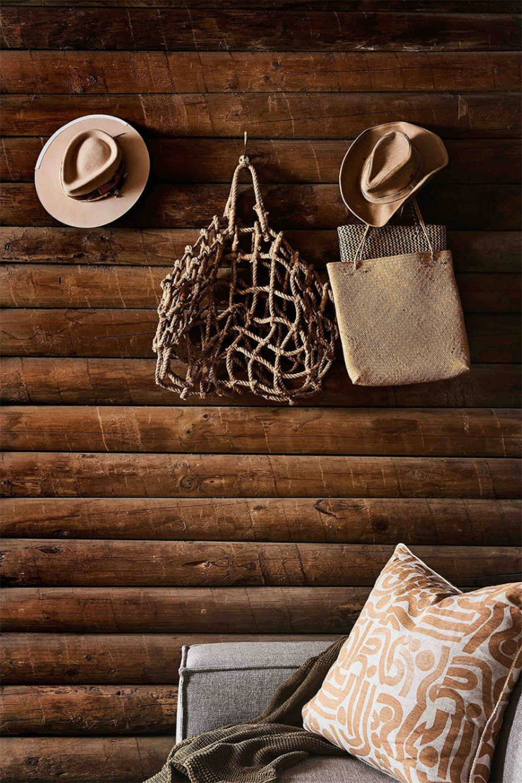 Une cabane de bois rustique, devenu un lodge boho - Turbulences Déco