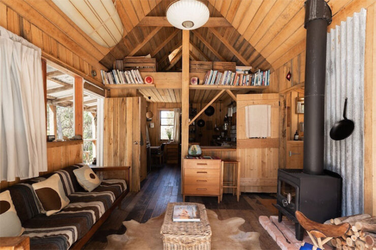 Une cabane de surfeur à la déco "shak cabin" à l'autre bout du monde ...
